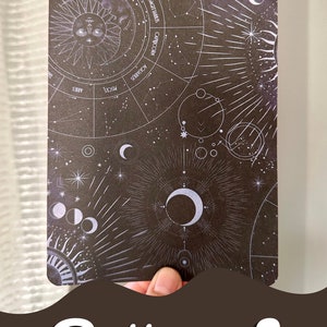 Kindle Cardstock Insert Celestial Zodiac Patterns Stars, Moon & Sun ...