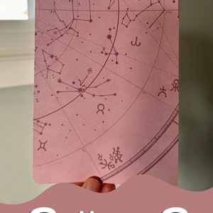 Kindle Cardstock Insert Celestial Zodiac Patterns Stars, Moon & Sun ...