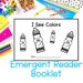 I See Colors Book- Emergent Reader- Coloring- Prek- Kinder - Etsy