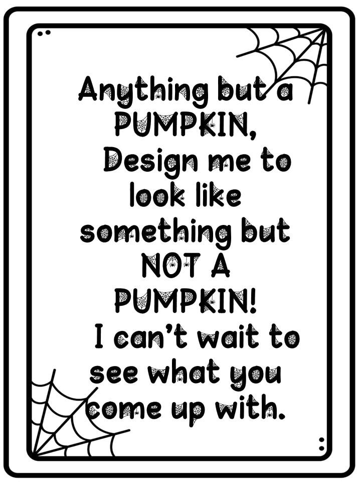 Disguise a Pumpkin Craft: Halloween Writing Activity (instant Download ...