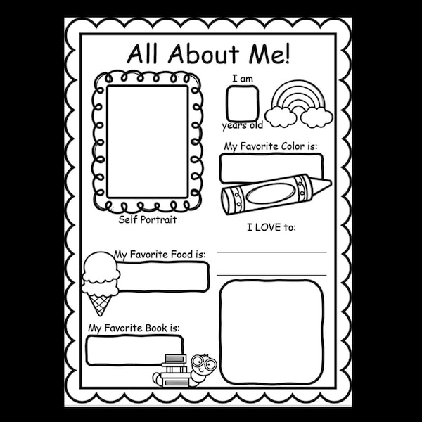 Make a All About Me - Etsy UK