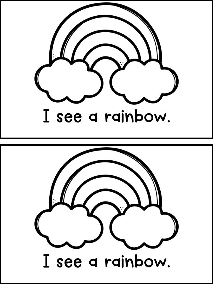 I See Colors Book- Emergent Reader- Coloring- Prek- Kinder - Etsy