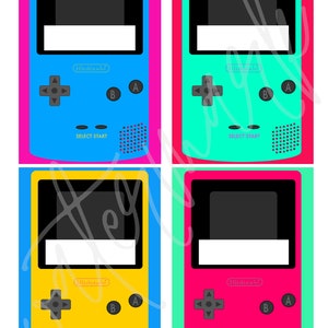 Printable Gameboy Color RA Door Decs - Etsy