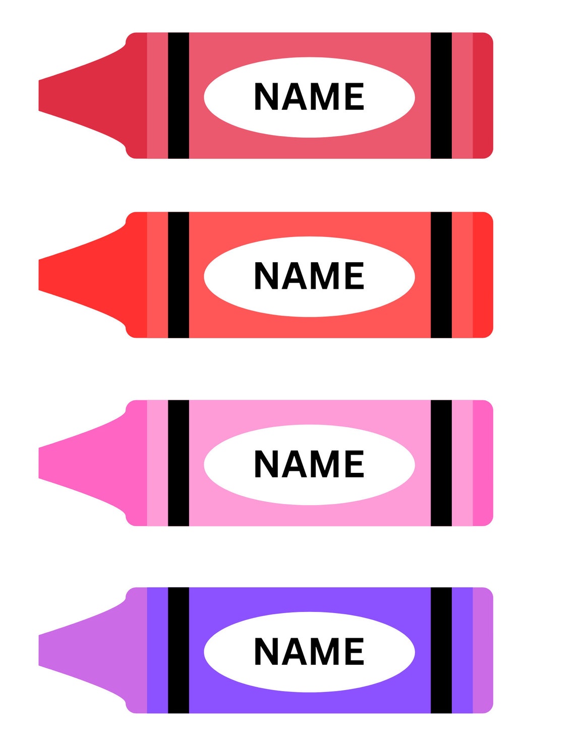 Printable RA Crayon Door Decs - Etsy