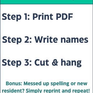 Printable RA Crayon Door Decs - Etsy