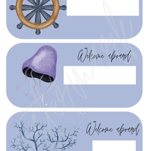 RA 'welcome Aboard' Nautical Door Decs - Etsy