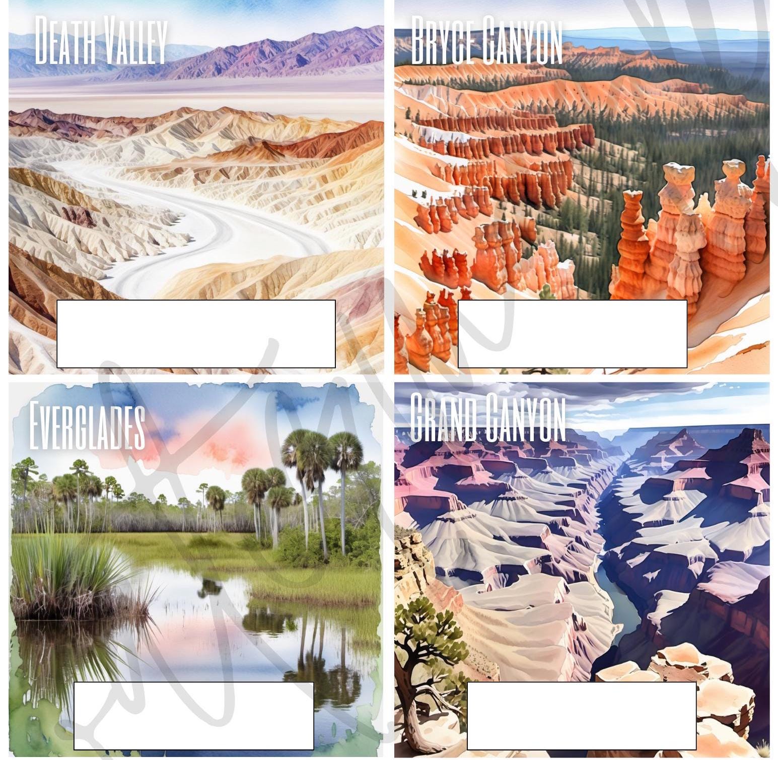 Printable 'national Parks' RA Door Decs - Etsy