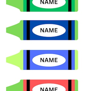 Printable RA Crayon Door Decs - Etsy