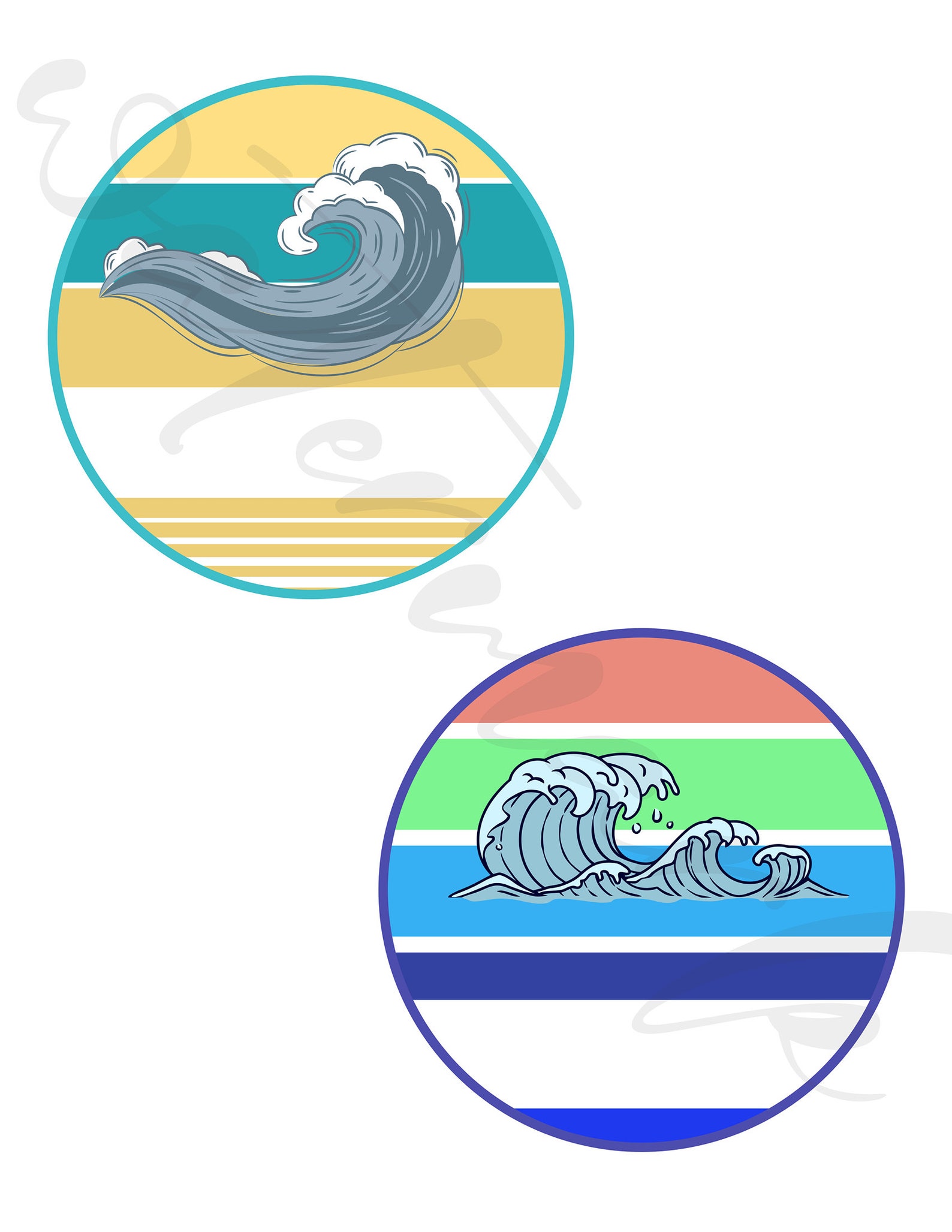 Printable 'beach & Chill' RA Door Decs, Student Name Tags - Etsy
