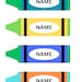 Printable RA Crayon Door Decs - Etsy