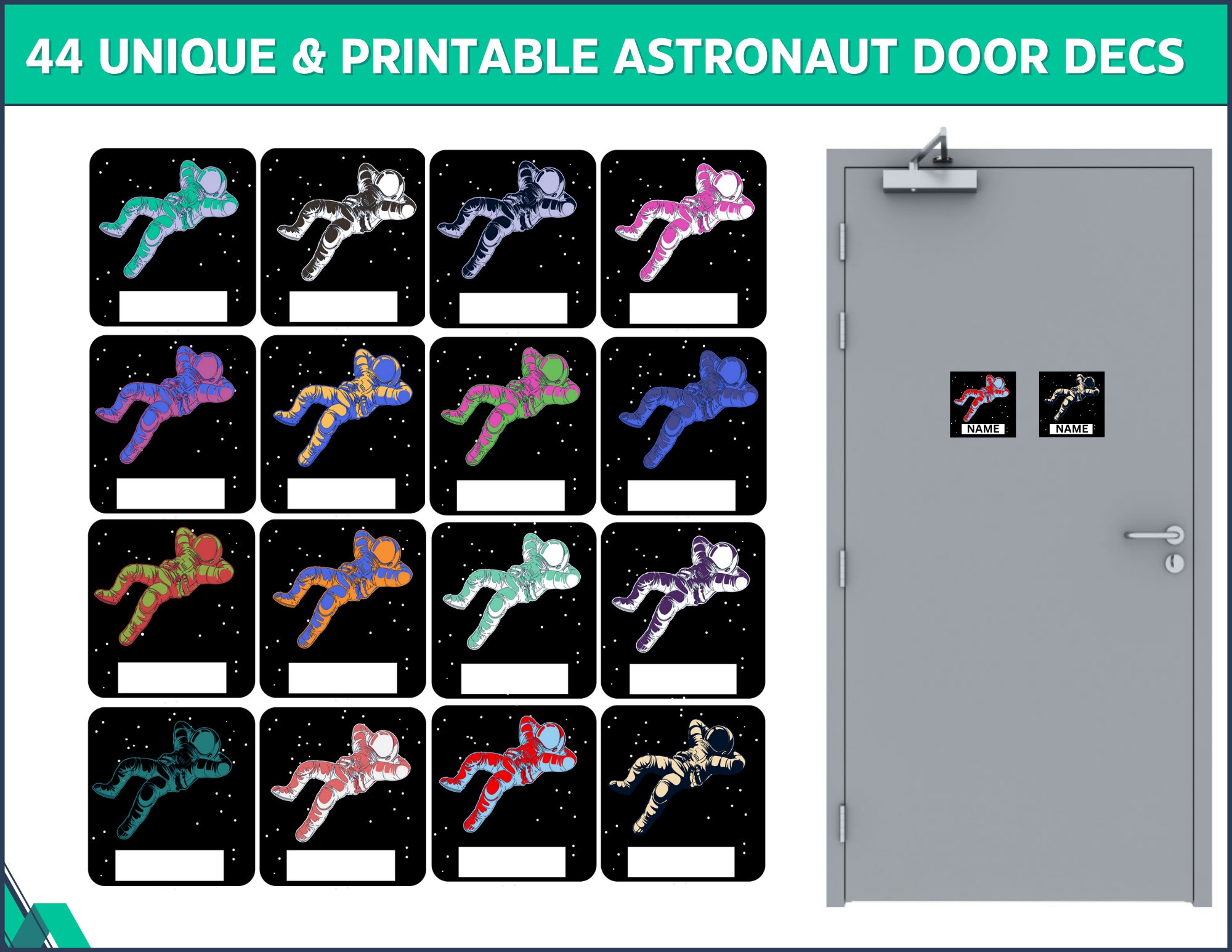 RA Astronaut Door Decs - Etsy