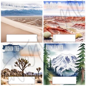 Printable 'national Parks' RA Door Decs - Etsy