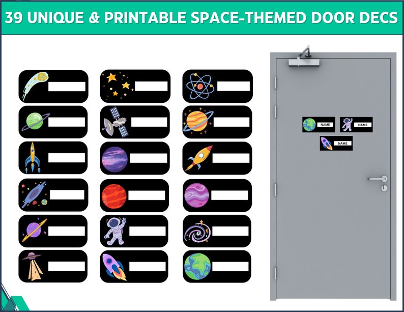 RA Space-themed Door Decs - Etsy