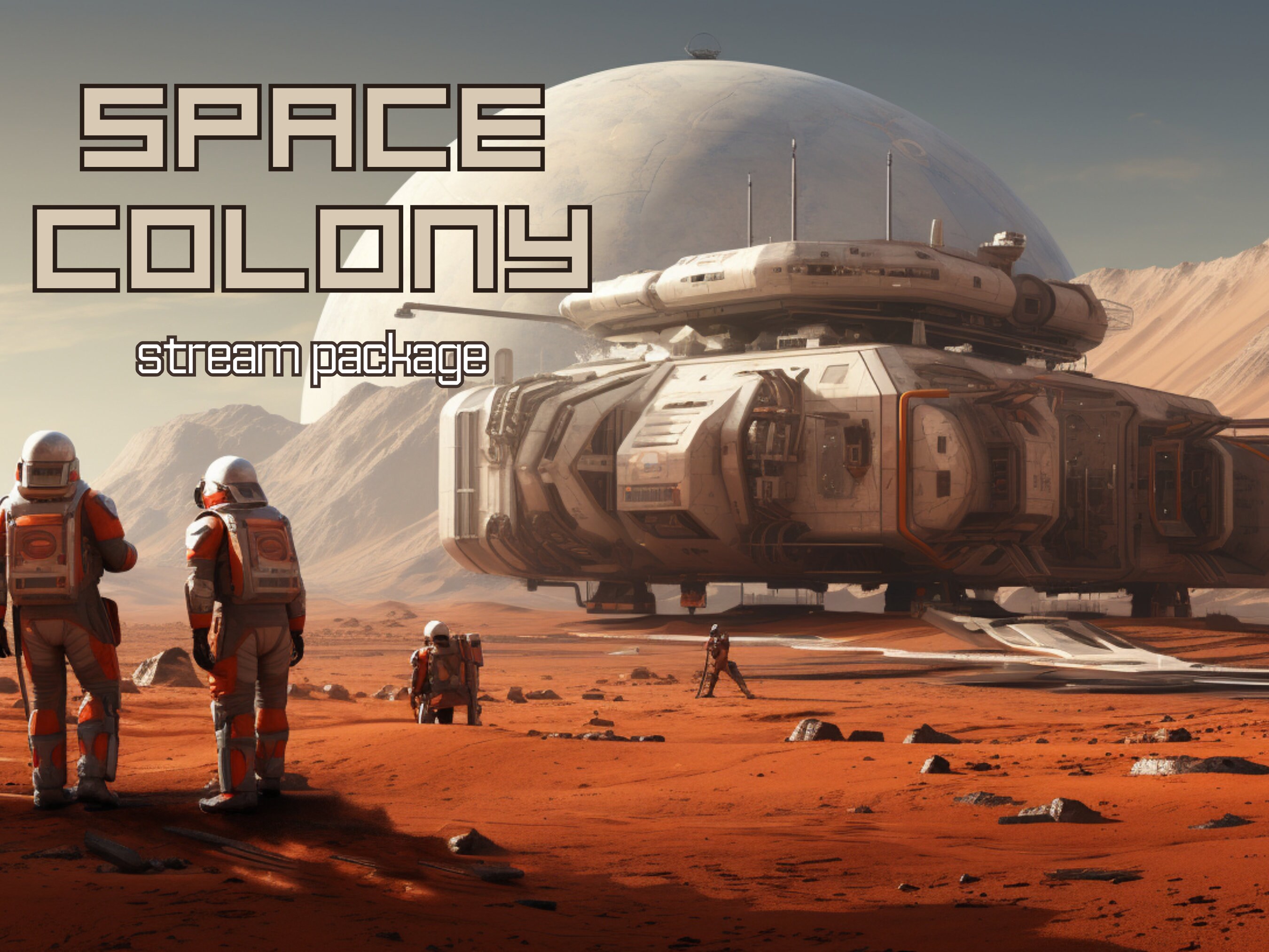 Space Colony On Mars
