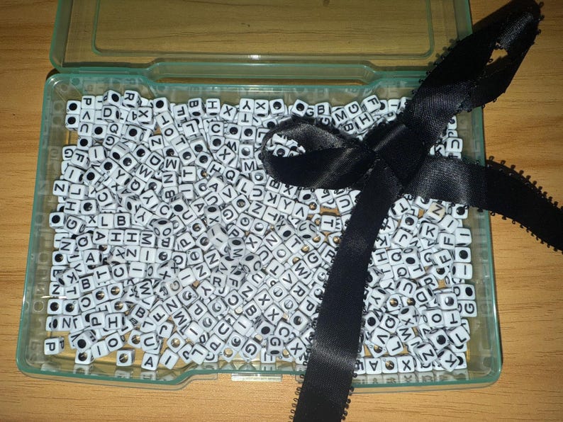 Emo Beaded Bracelet - Custom - Etsy