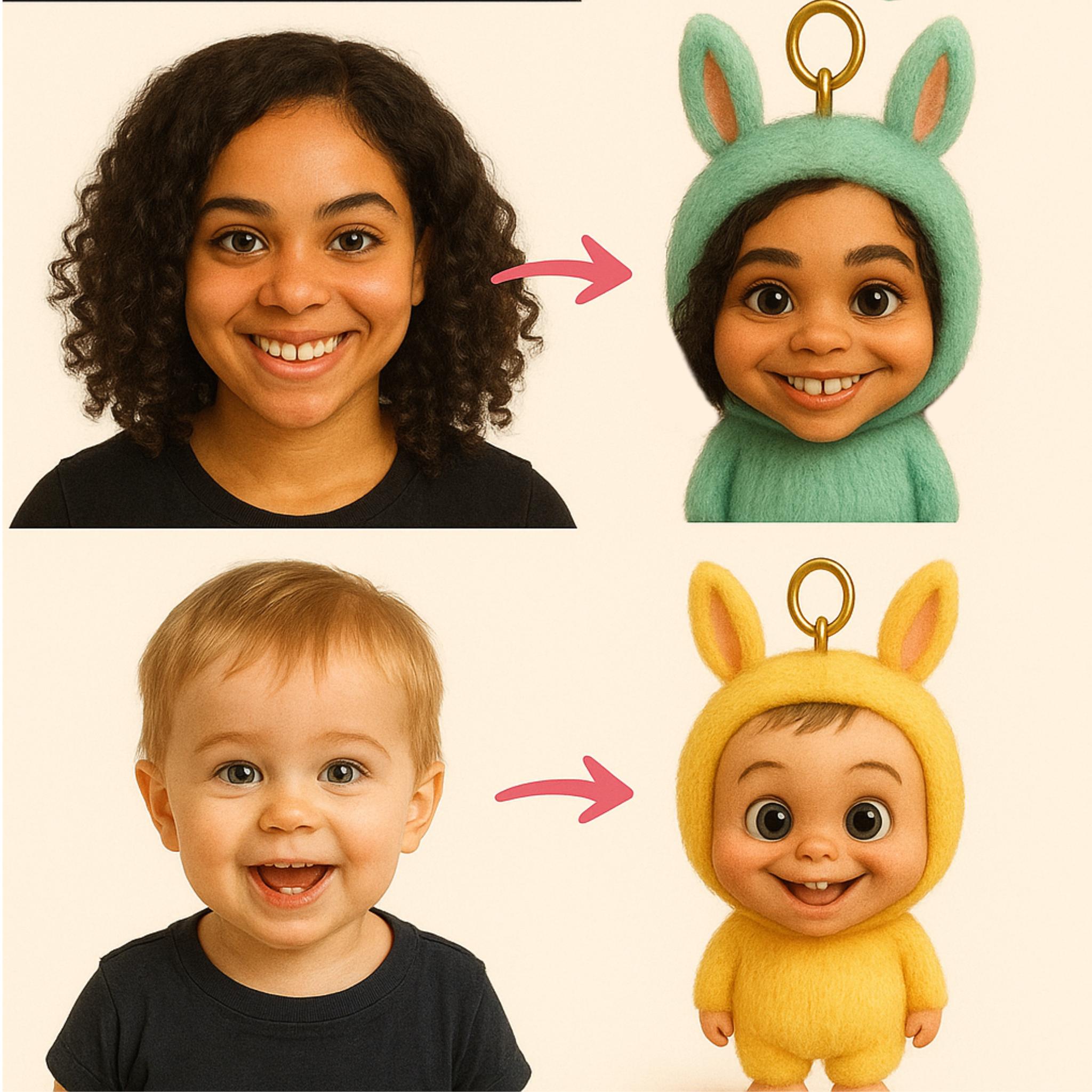 Custom Dolls Inspired by Laboo, Hand-painted Dolls, Personalized ...