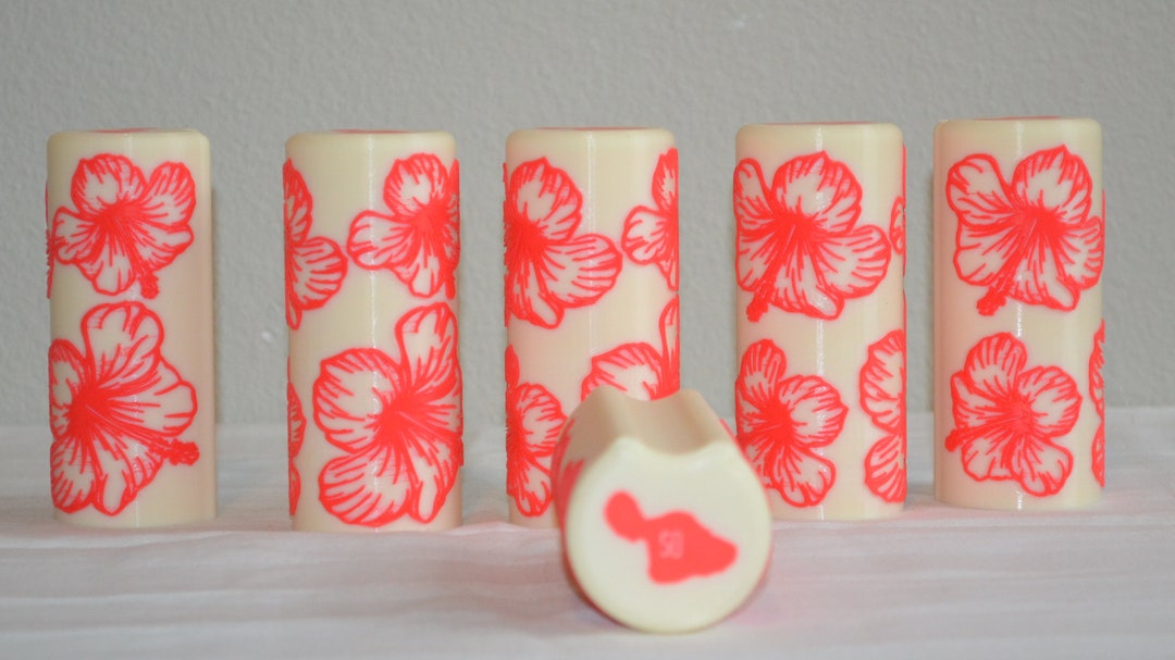 CCM Pump Handle Hibiscus Cream/cherry Red Maui ED - Etsy