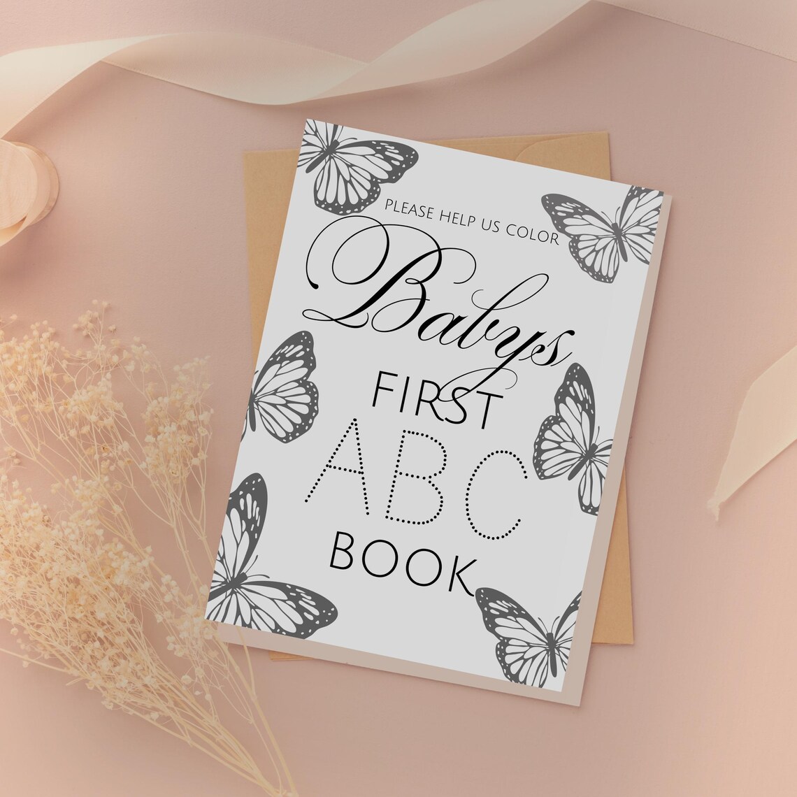 Blank Alphabet Book, Baby's First ABC Book, Baby's First Alphabet Book ...