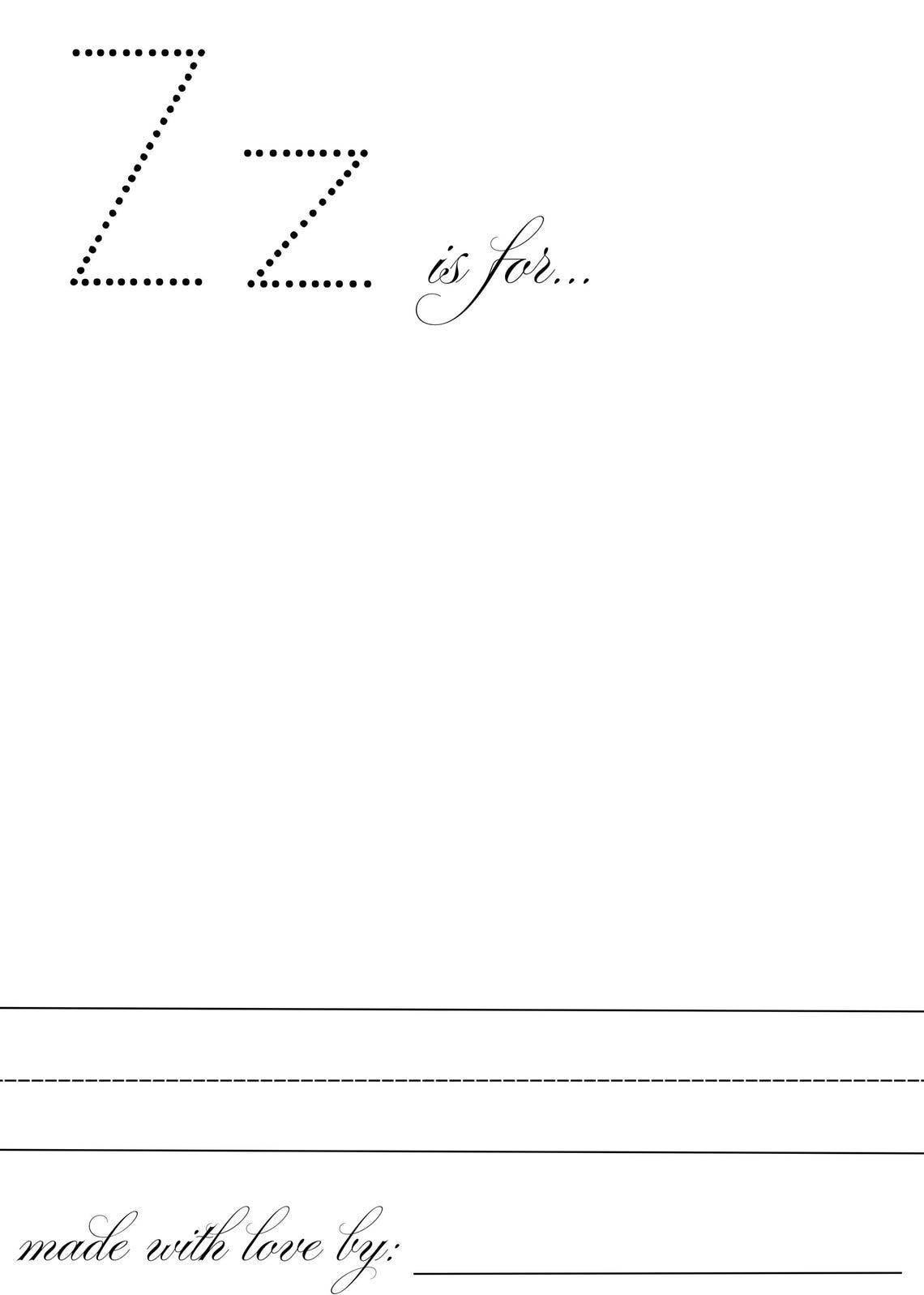 Blank Alphabet Book, Babys First ABC Book, Babys First Alphabet Book ...