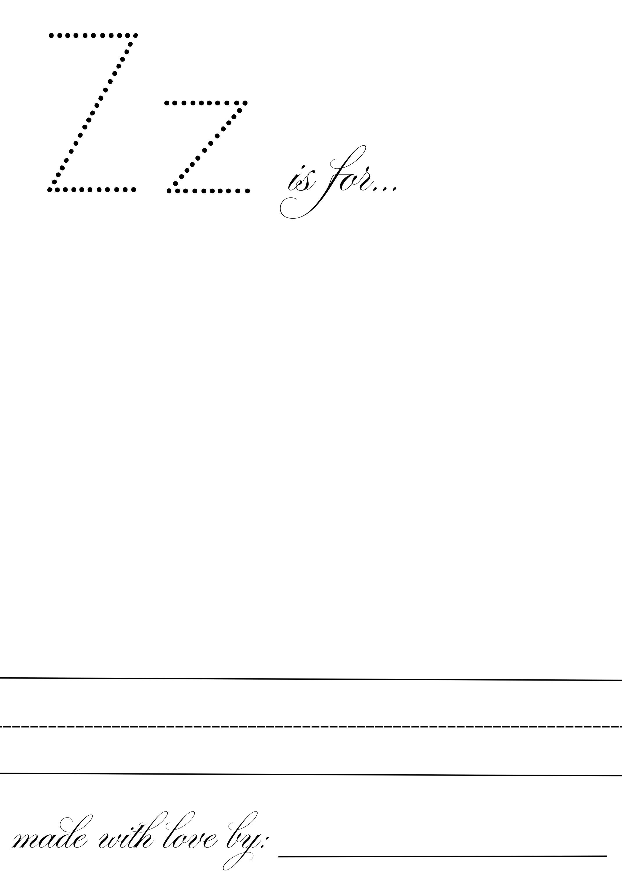 Blank Alphabet Book, Babys First ABC Book, Babys First Alphabet Book ...