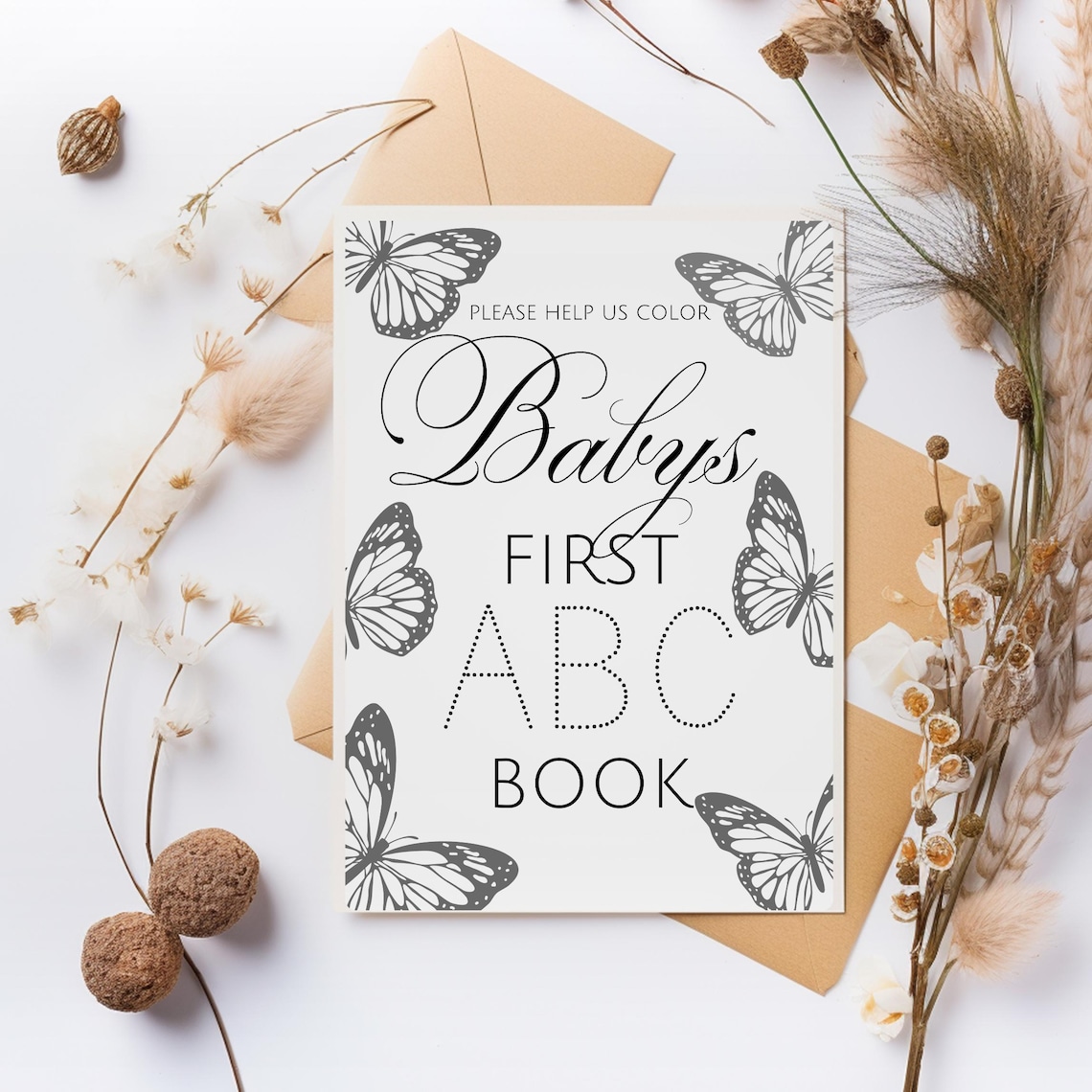 Blank Alphabet Book, Baby's First ABC Book, Baby's First Alphabet Book ...