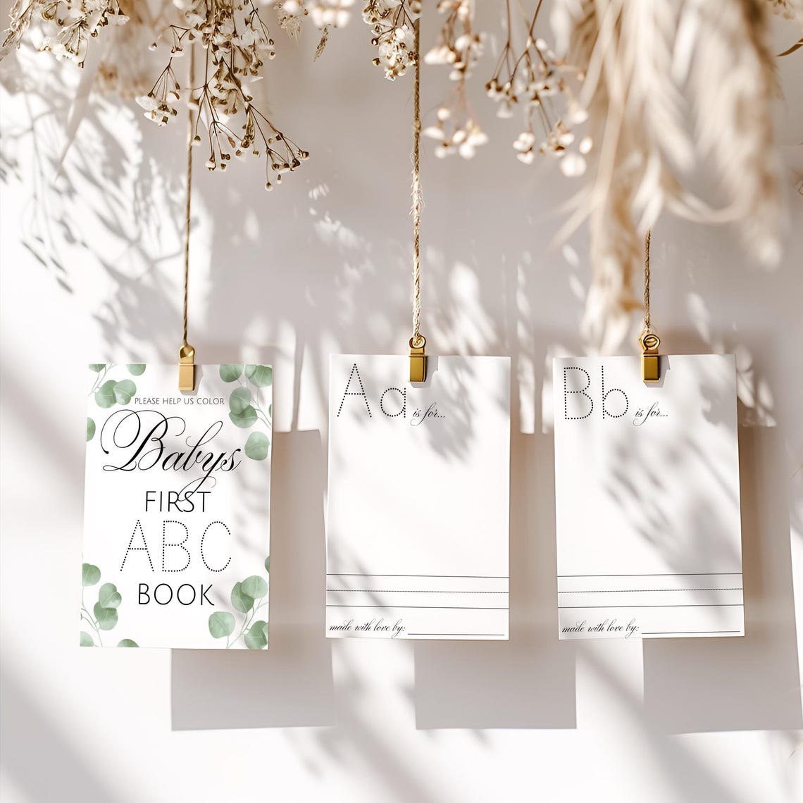 Blank Alphabet Book, Babys First ABC Book, Babys First Alphabet Book ...