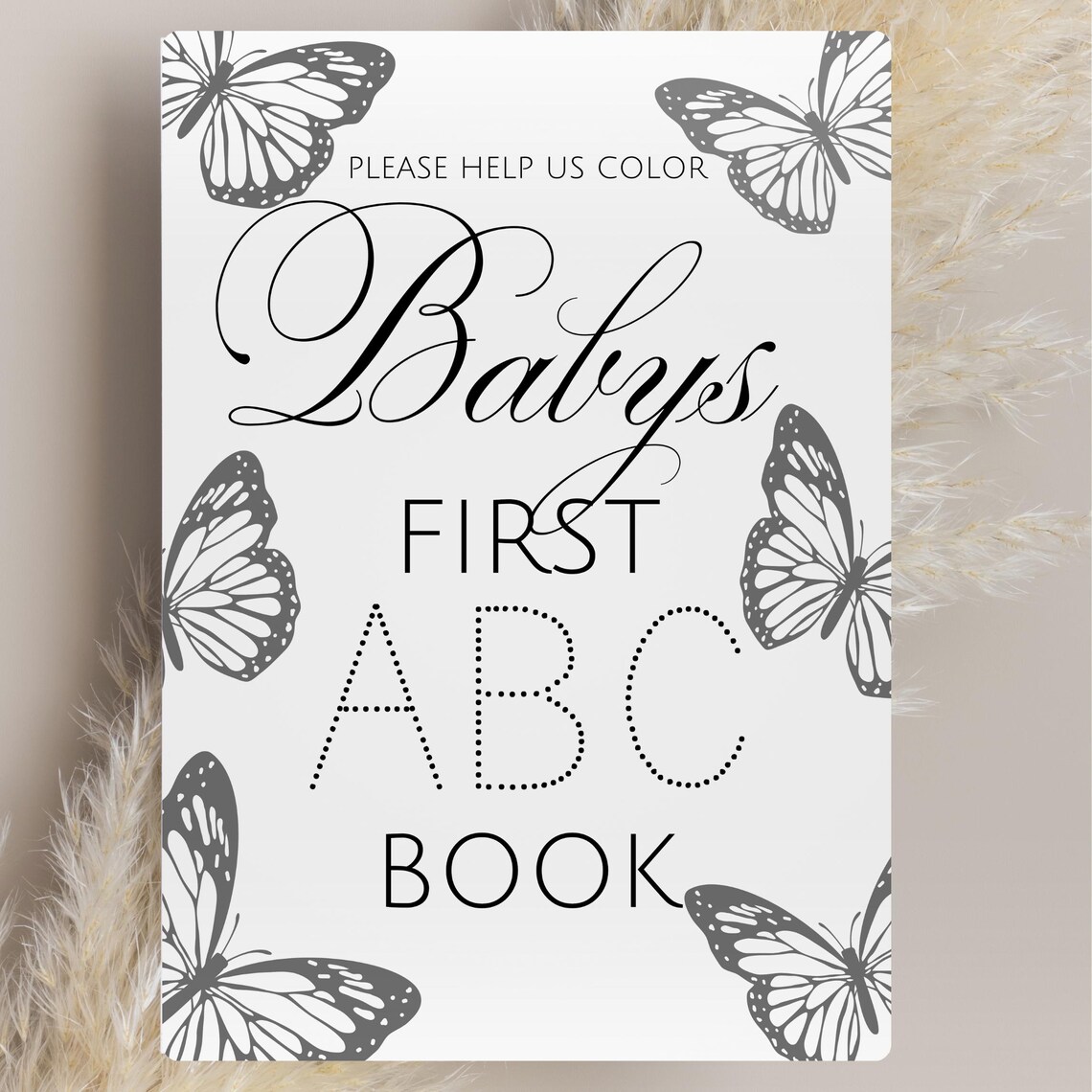 Blank Alphabet Book, Baby's First ABC Book, Baby's First Alphabet Book ...