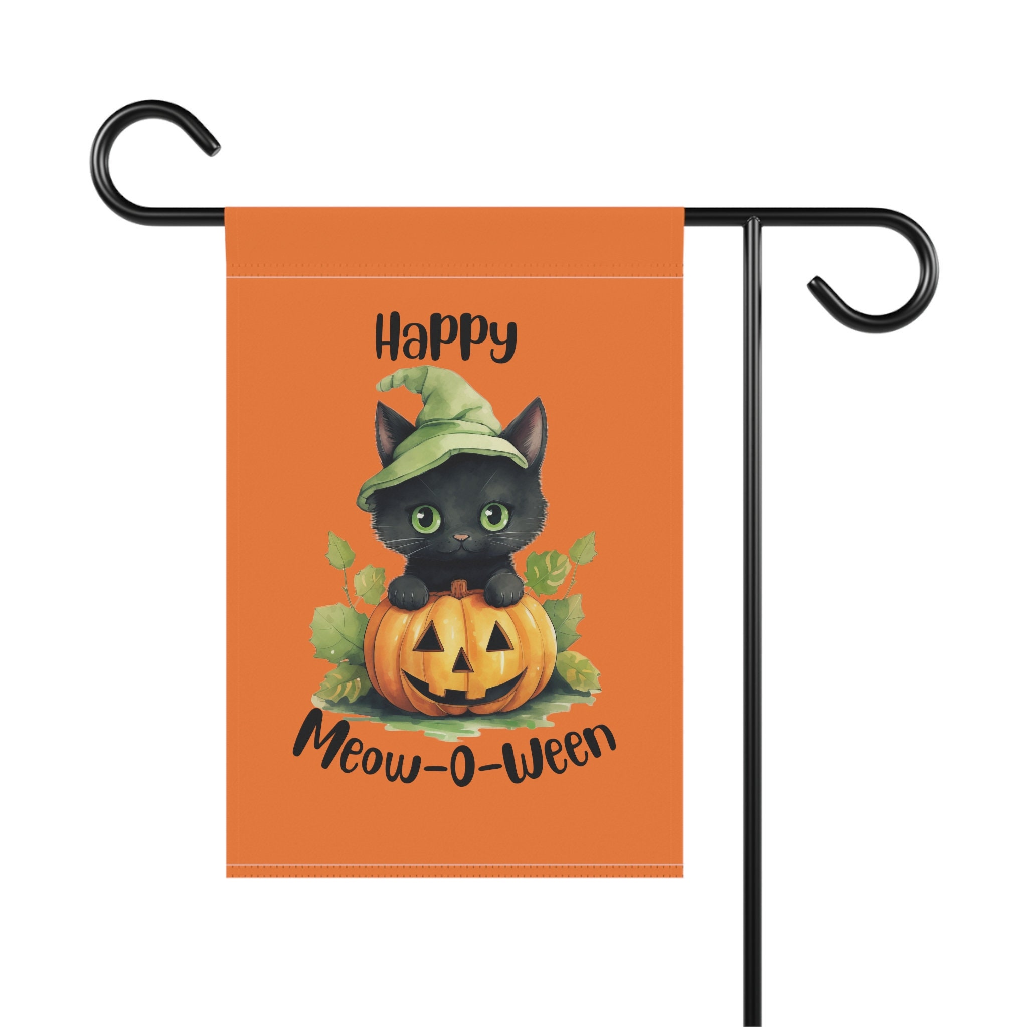 Happy Meow-O-Ween Flag sold by BilRichards | SKU 49373397 | Printerval