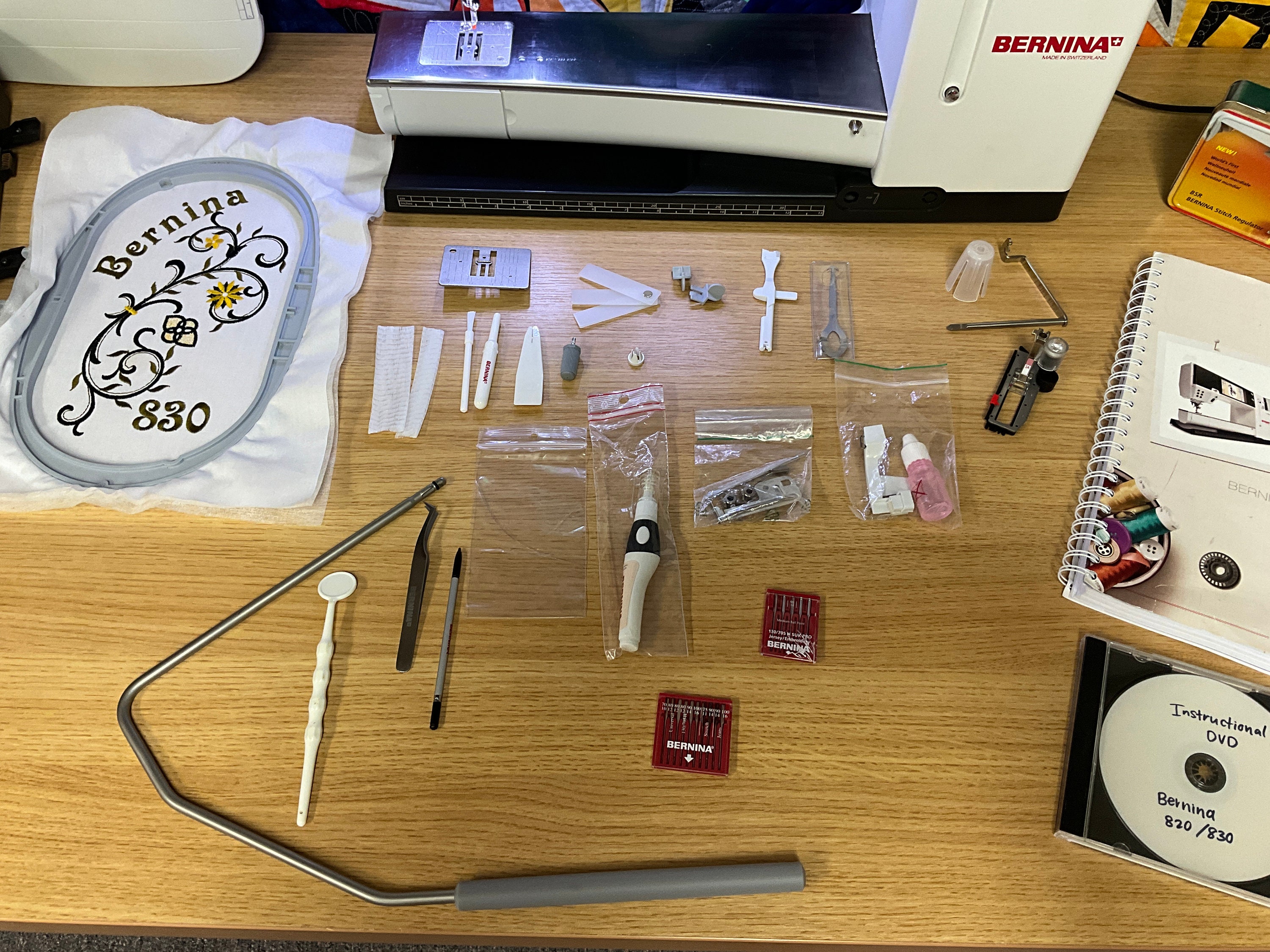 Bernina 830 Sewing/quilting/embroidery Machine With BSR Stitch ...