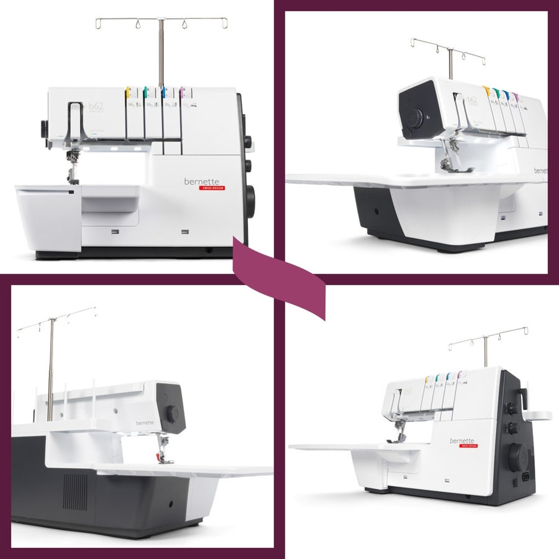 Bernette B62 Airlock Coverstitch Overlock Serger Bundle With Scissors ...