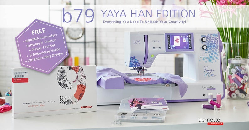 Bernette B79 Yaya Han Edition Sewing & Embroidery Machine W/ EXCLUSIVE Gift in Stock - Etsy