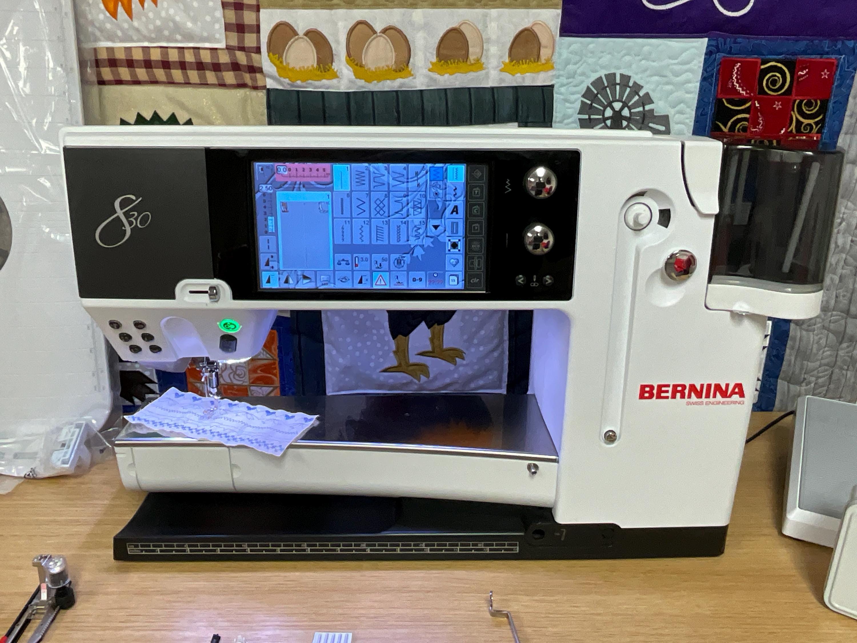 Bernina 830 Sewing/quilting/embroidery Machine With BSR Stitch ...