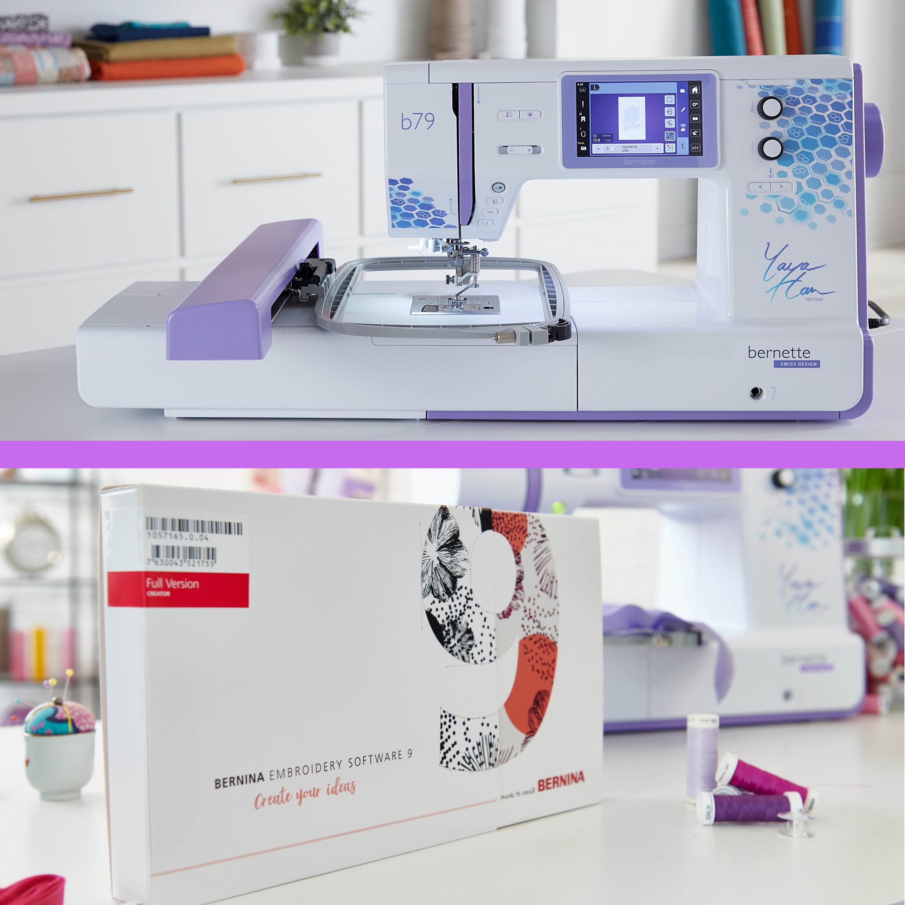 Bernette B79 Yaya Han Edition Sewing & Embroidery Machine W/ EXCLUSIVE ...