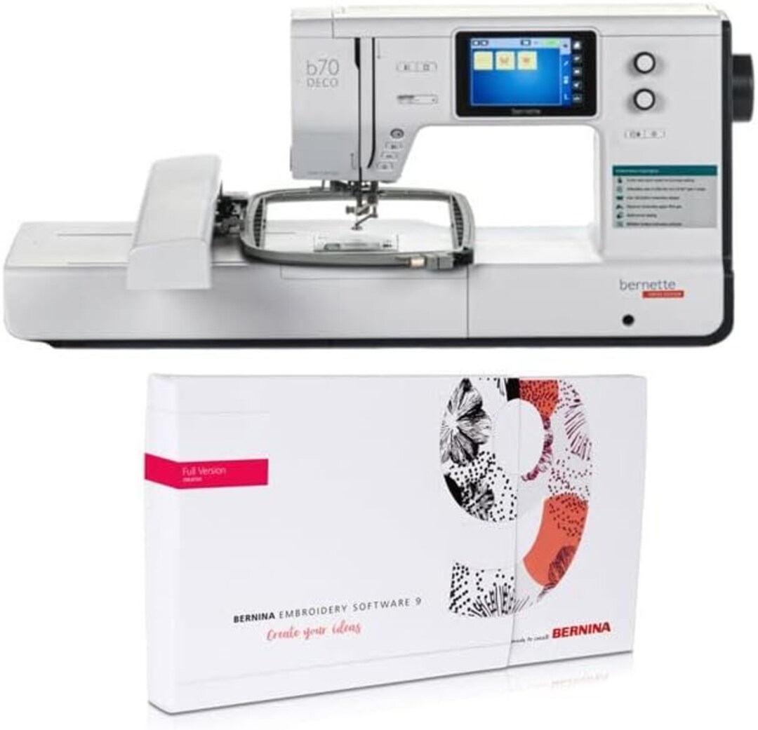 Bernette B70 Deco Dedicated Embroidery Machine With 1,199 Dollar Gift ...