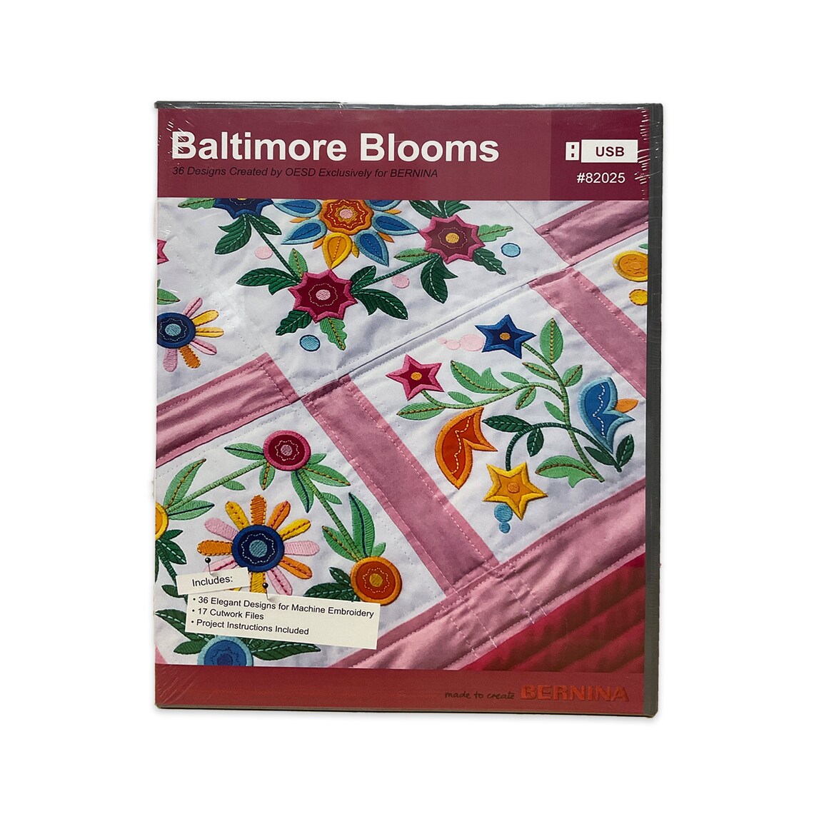 Baltimore Blooms by EOSD #82025 36 Embroidery Designs USB Version - Etsy