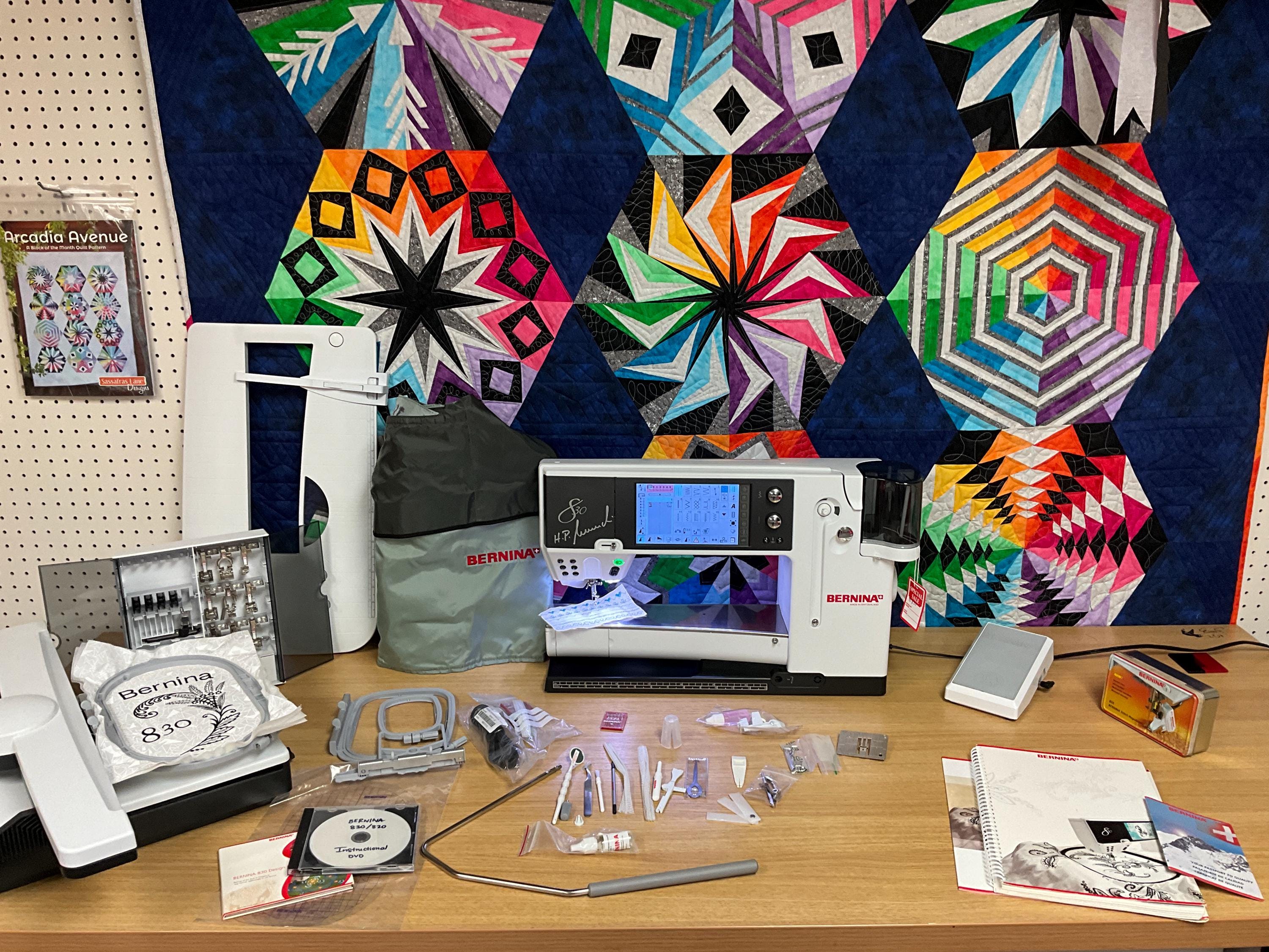 Bernina 830 Sewing/quilting/embroidery Machine With BSR Stitch ...