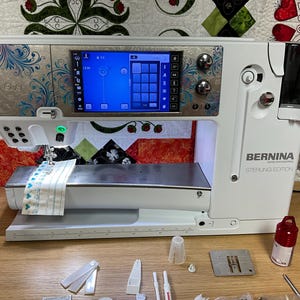 Bernina 880 Sterling Edition Sewing/embroidery Machine Bsr/feet ...