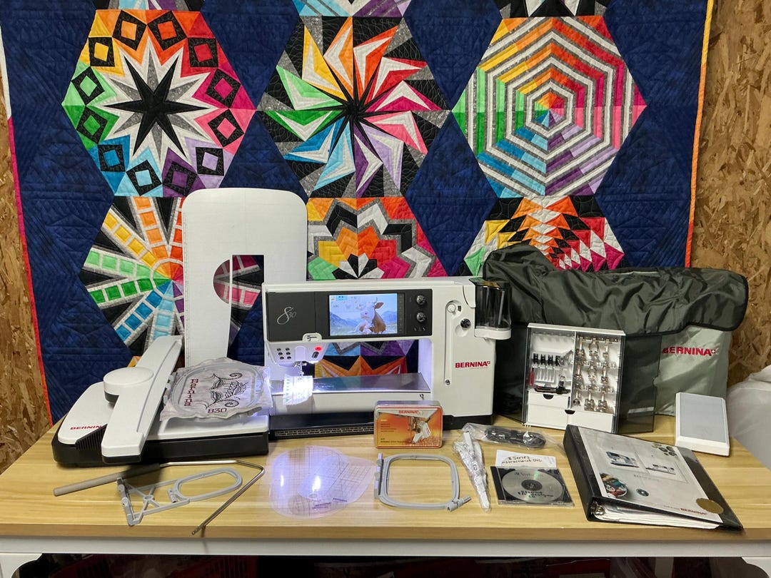 Bernina 830 Sewing/quilting/embroidery Machine With BSR Stitch ...