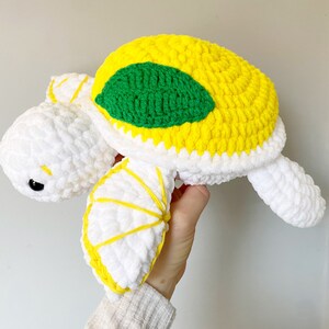 Lemon Turtle Amigurumi Cute Sea Creature With Fruit Toy Plush Yarn Cute ...