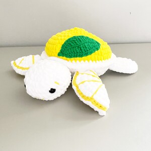 Lemon Turtle Amigurumi Cute Sea Creature With Fruit Toy Plush Yarn Cute ...