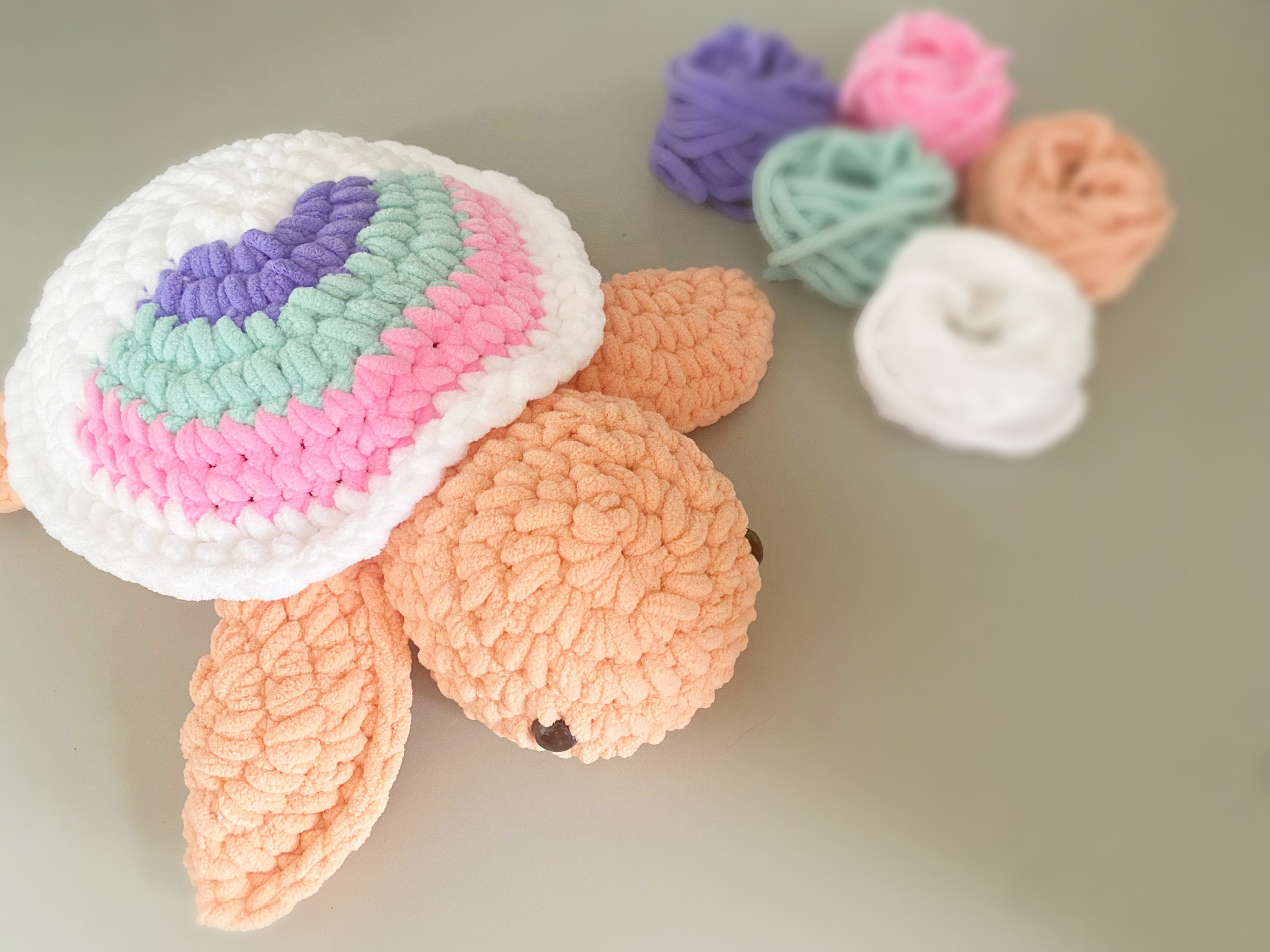 Rainbow Turtle **CROCHET PATTERN - Etsy