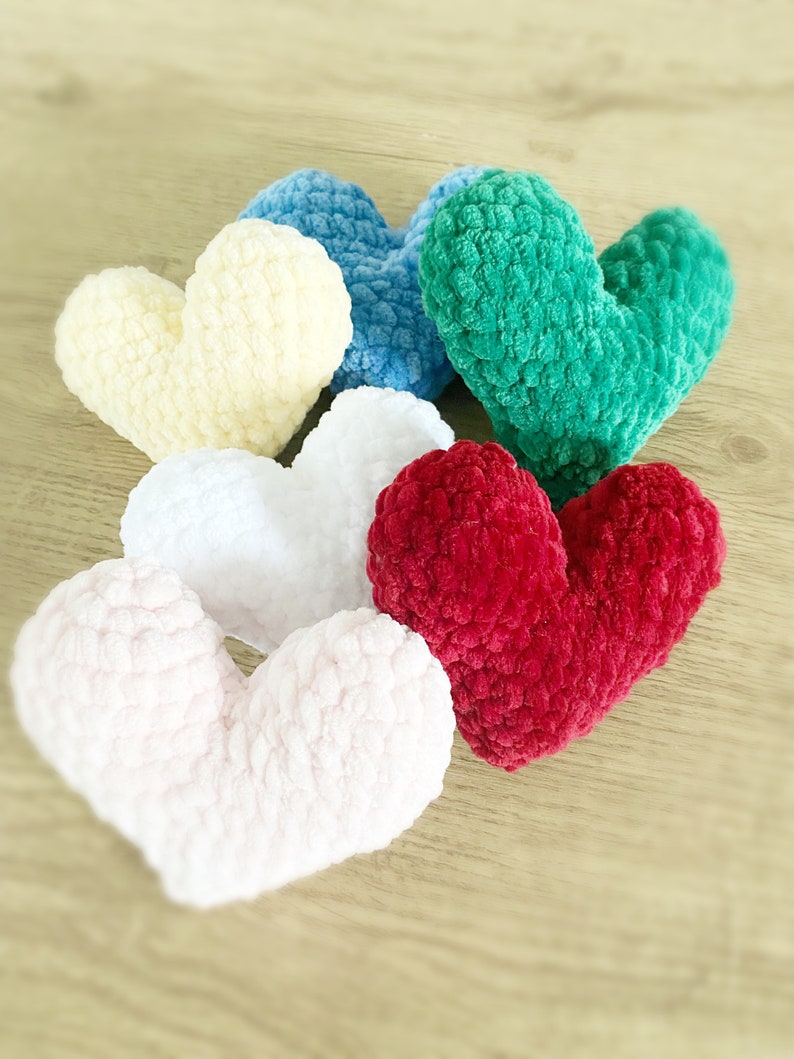 Stuffed Heart Shape Amigurumi **CROCHET PATTERN - Etsy