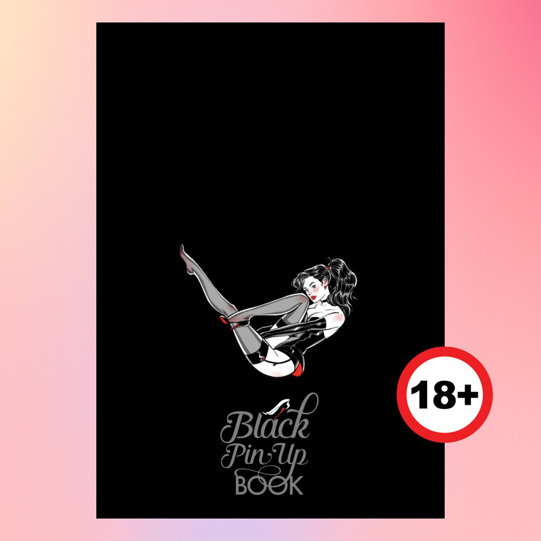 Black Pin-up Book PDF NSFW - Etsy