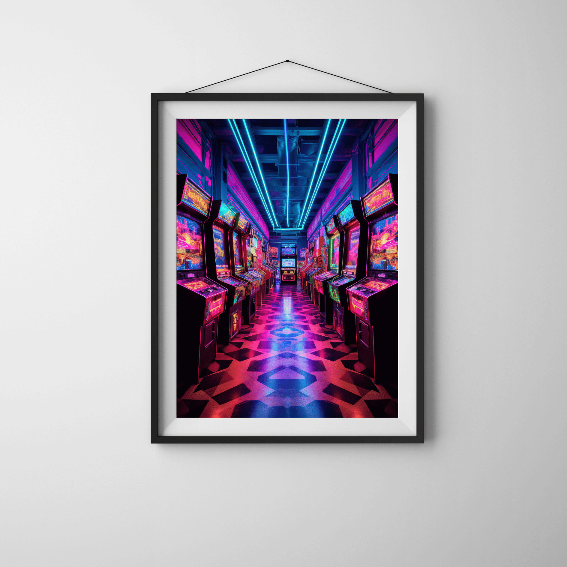 1980's Retro Gaming Console Wall Art, Digital Print, Vintage Art, 1980 ...