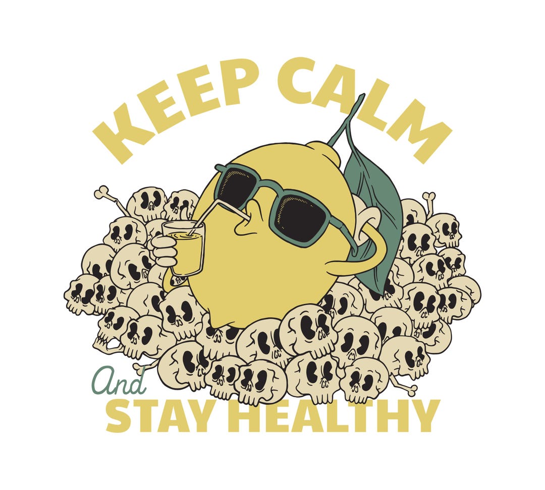 Keep Calm Lemonade Clip Art, Layered Cut File (svg, Png, Jpg, Eps, Ai ...