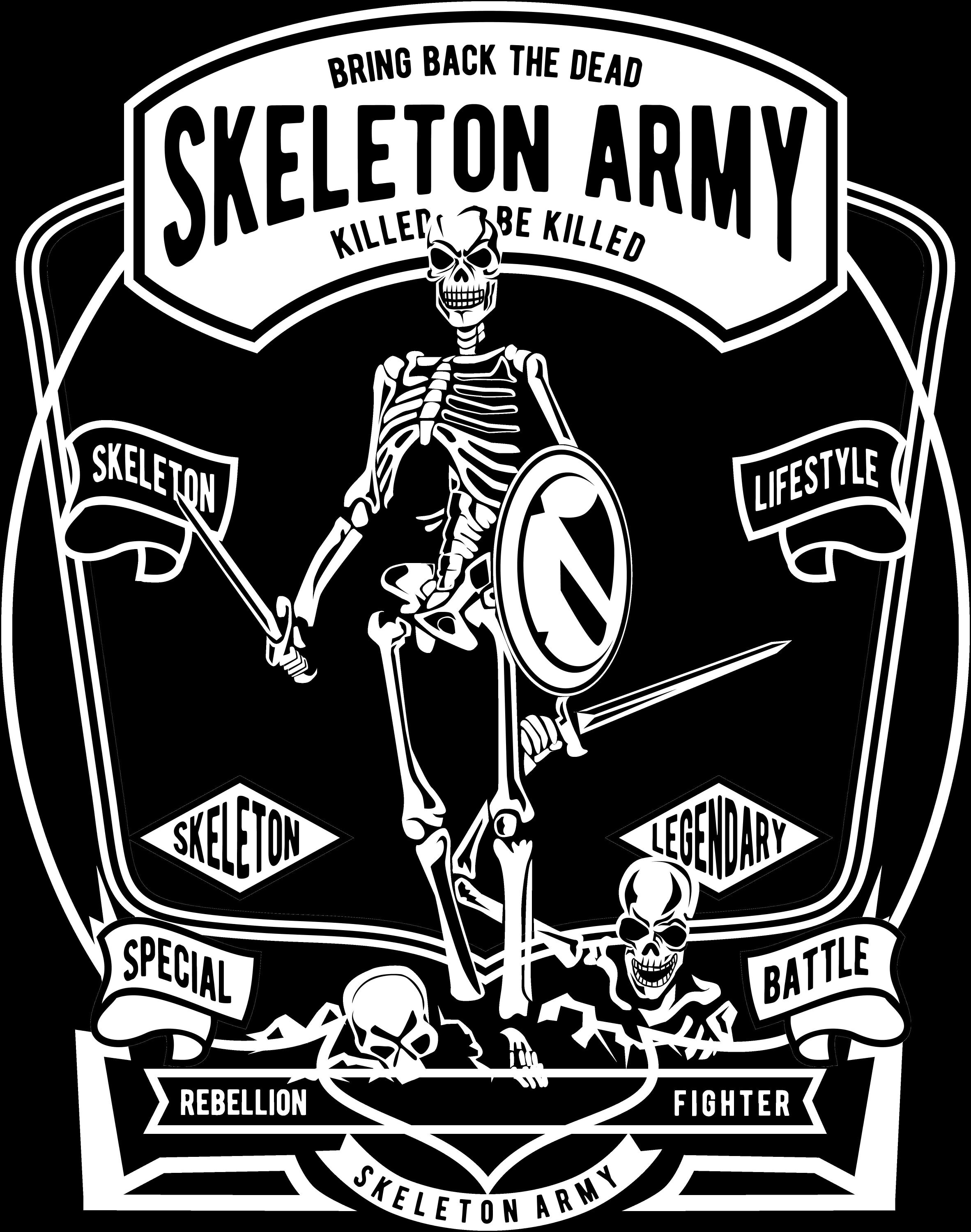 Skeleton Army Bring Back the Dead Killed to Be Killed - Etsy