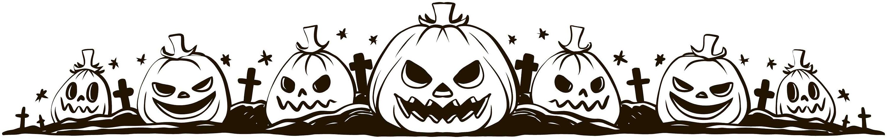 Horror Borders Bundle, 5 Different Borders Design, Cut File SVG PNG ...