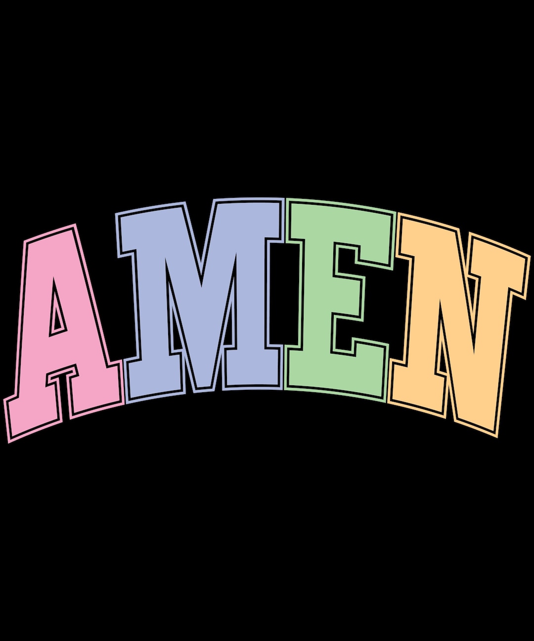 Amen, Layered Cut Files SVG + PNG + Dxf + Eps Cricut Design Space - Etsy