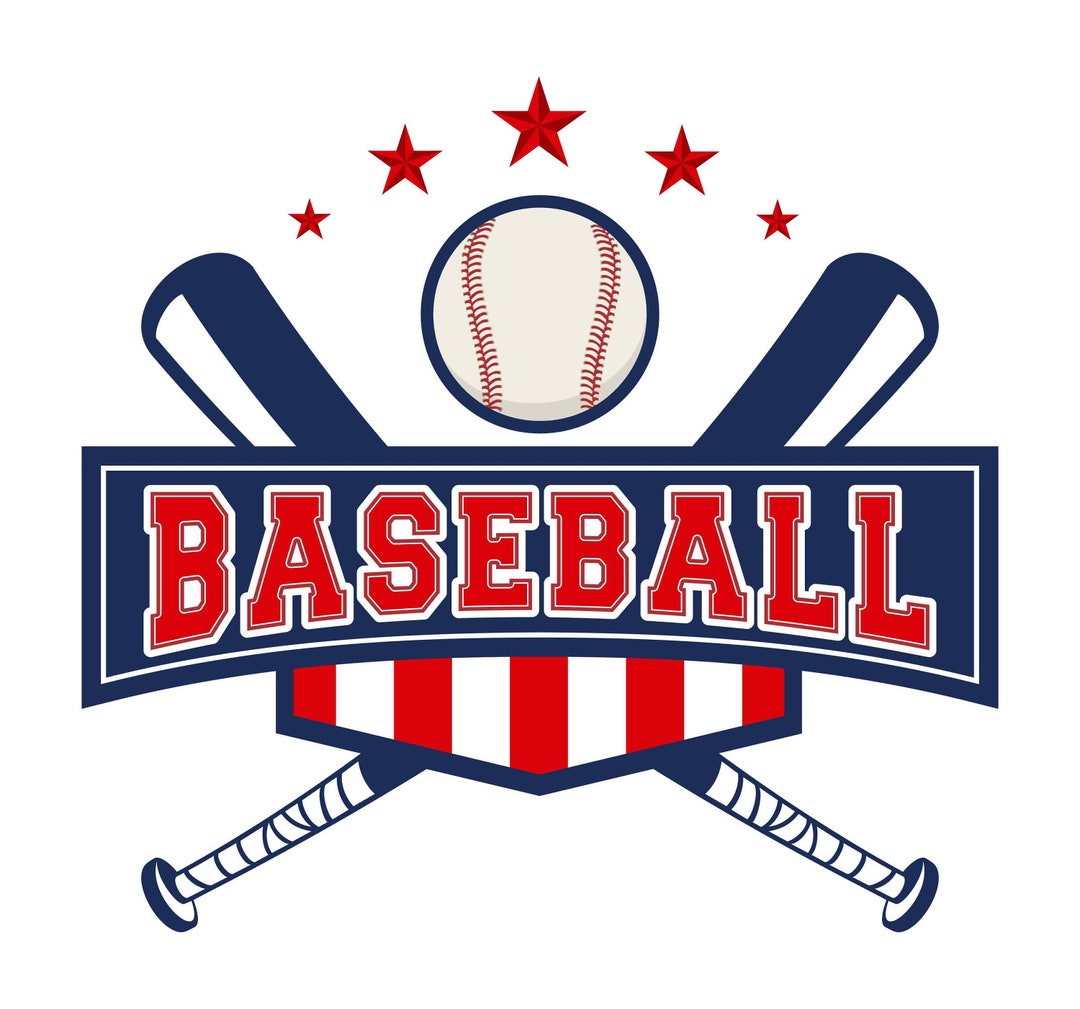 Baseball Logo, Baseball Ball, Baseball Bats, Layered Cut File SVG + PNG ...