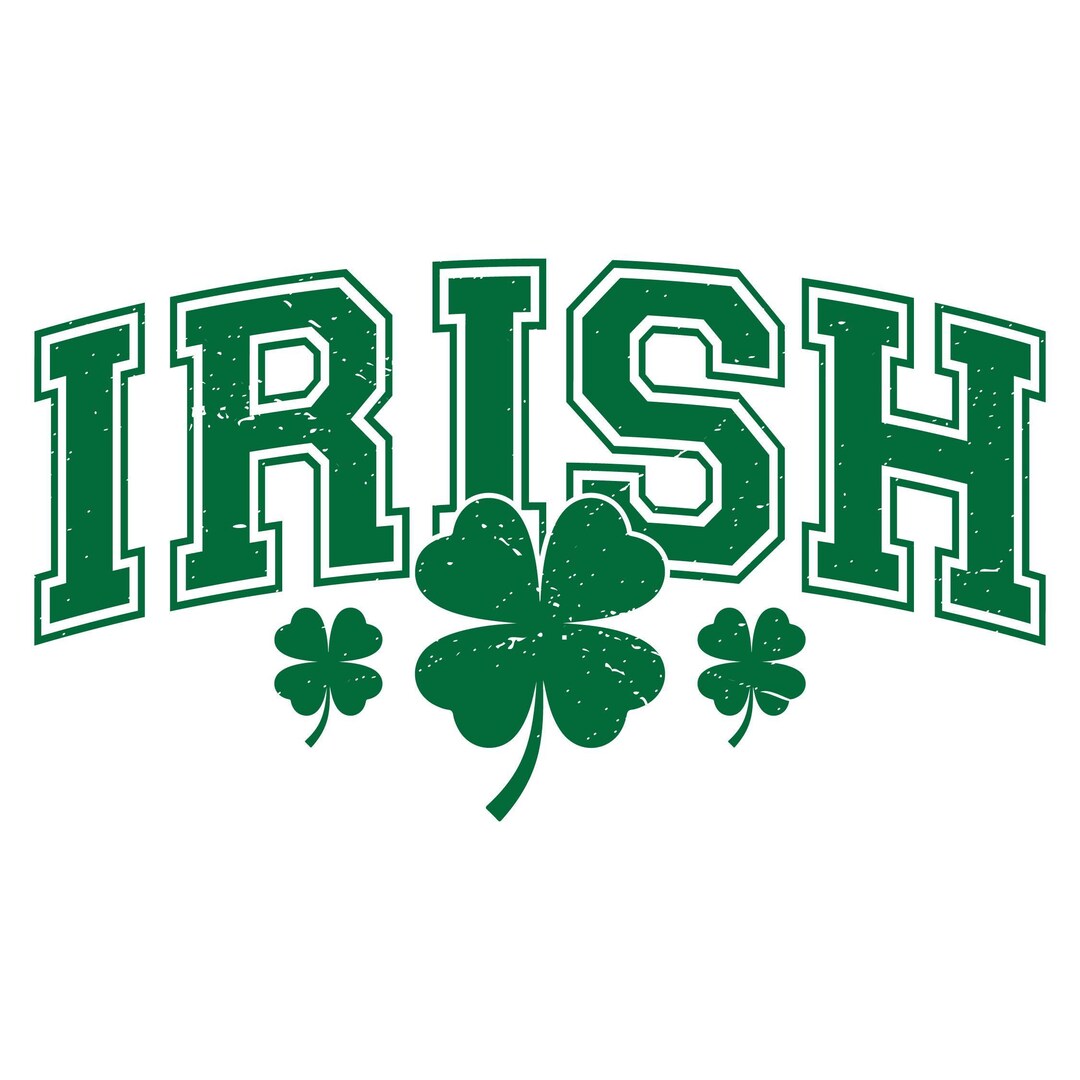 Retro Irish, Three Leaf Clover, Layered Cut File SVG + PNG + DXF + Eps ...